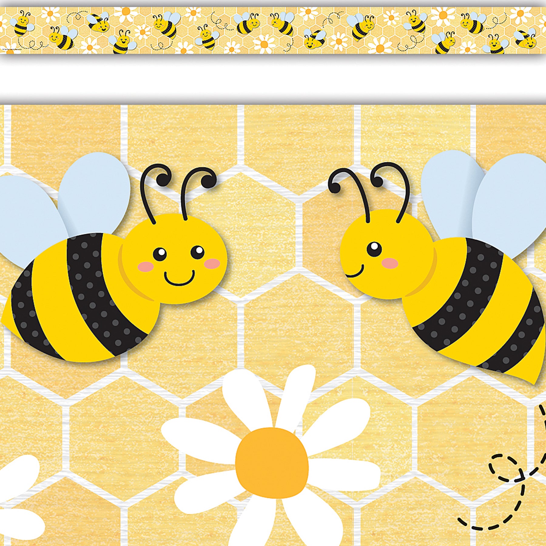 Buzzing Bees Straight Border Trim – K12 School Supplies