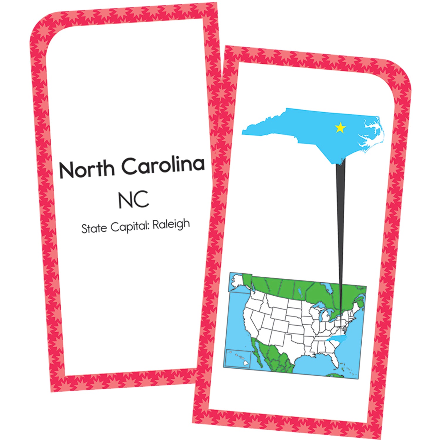 U.S. States & Capitals Flash Cards, Grade 3-5 – K12 School Supplies