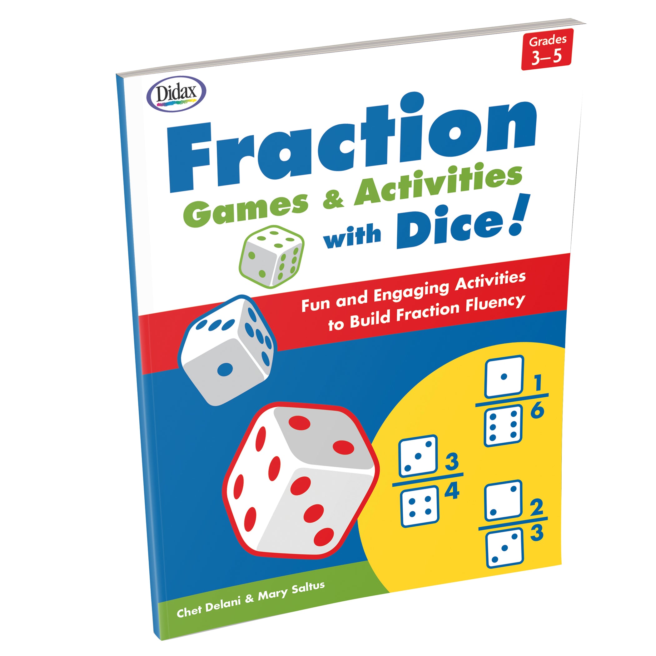 Fraction Games & Activities with Dice Resource Book – K12 School Supplies